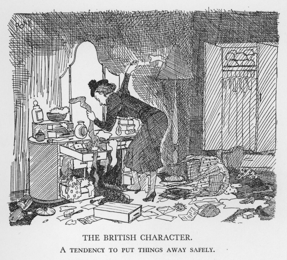 The British Character, A Tendency to Put Things Away Safely