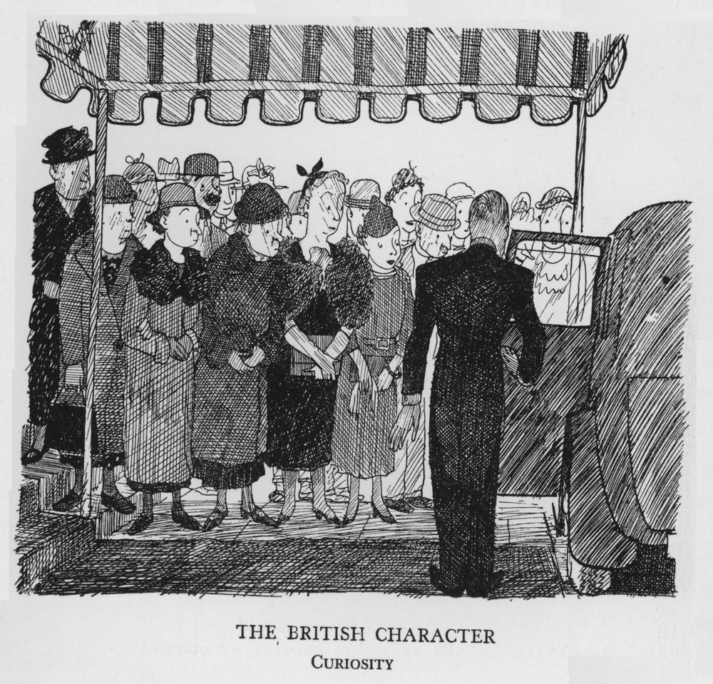 The British Character, Curiosity by Pont: Fine art print