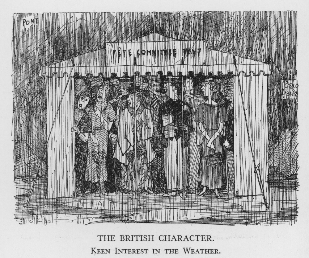 The British Character, Keen Interest in the Weather by Pont