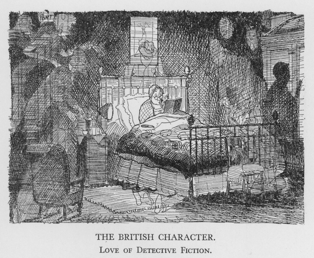 The British Character, Love of Detective Fiction by Pont