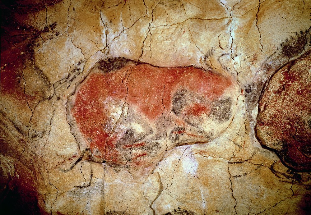 Bison from the Altamira Caves, Upper Paleolithic, c.15000-8000 BC