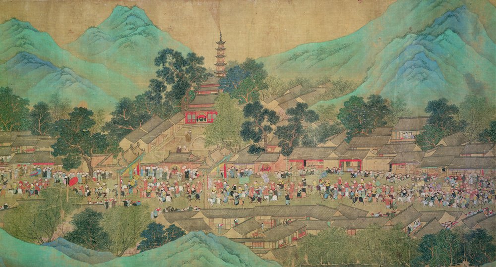 Emperor Kang Shi's tour of Kiang-Han in 1699, after Chaio Ping Chen ...