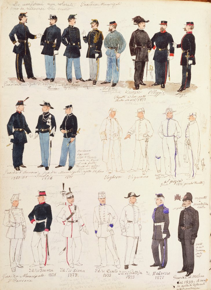 Uniforms of municipal guards of Kingdom of Italy