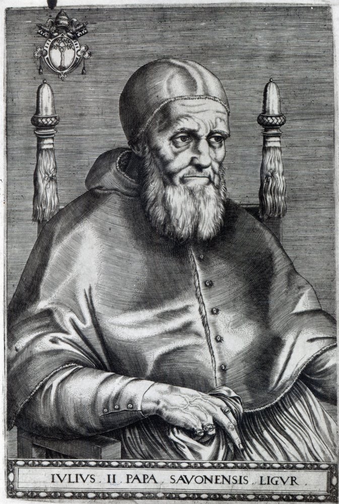 Pope Julius II by Raffaello Sanzio Raphael: Fine art print
