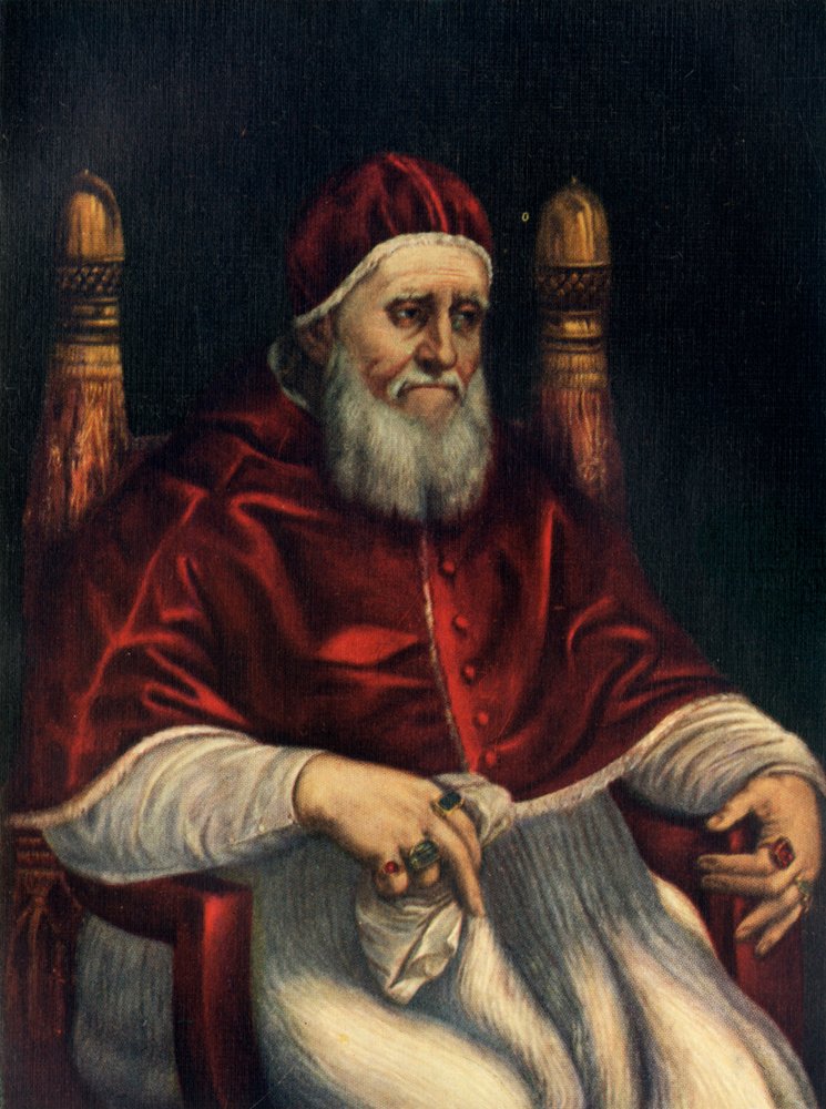 Pope Julius II by Raffaello Sanzio Raphael: Fine art print
