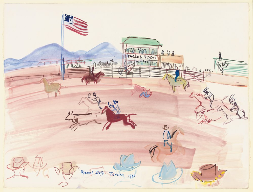 Tucson Rodeo by Raoul Dufy: Highest-quality art reproduction