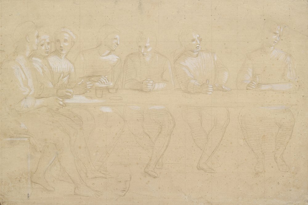 Part Study for a Composition of the Last Supper (detail)