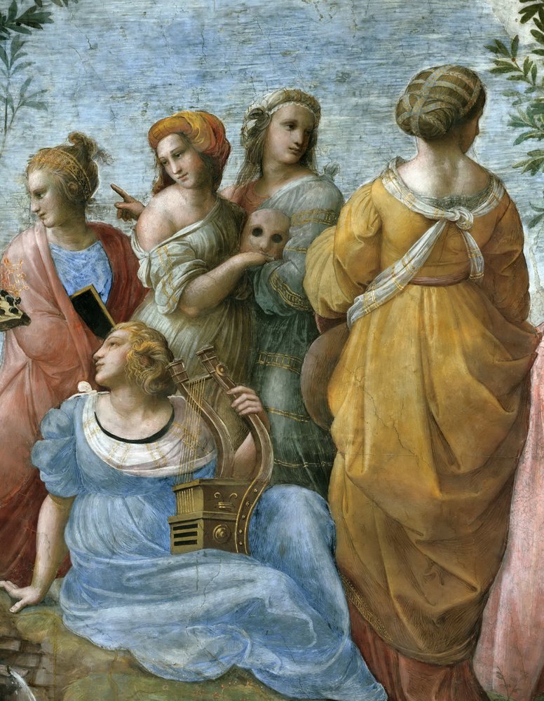 The Parnassus (detail) by Raphael: Premium art reproduction