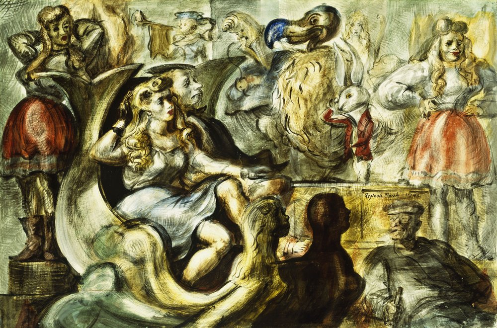 Alice in Wonderland by Reginald Marsh: Buy fine art print