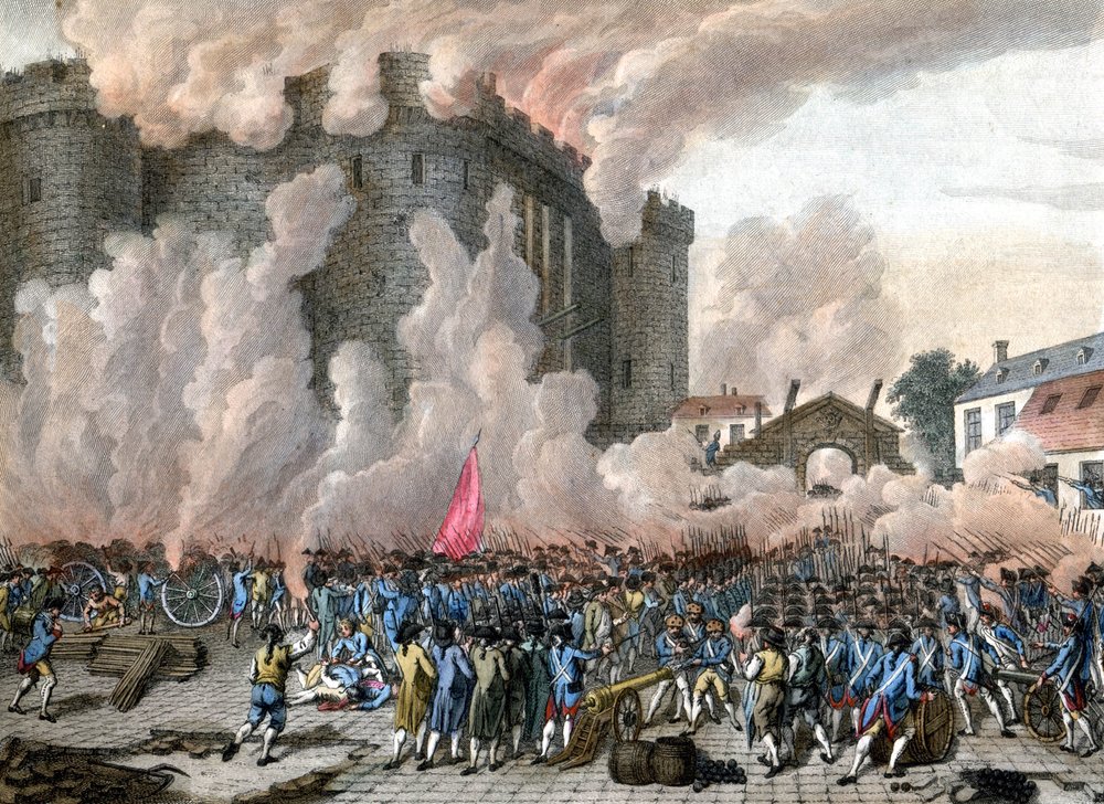 Storming of the Bastille by Reiner Vinkeles: Fine art print