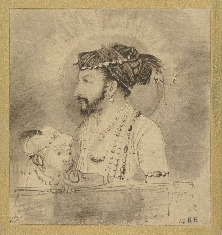 Shah Jahan and His Son by Rembrandt van Rijn