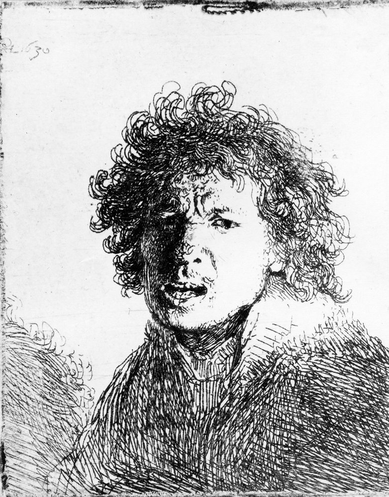 Self Portrait by Rembrandt van Rijn: Buy fine art print
