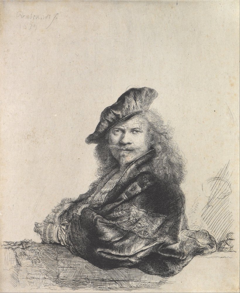 Self-Portrait by Rembrandt van Rijn: Buy fine art print