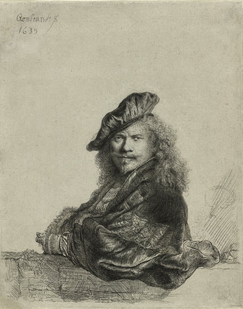 Self-portrait by Rembrandt van Rijn: Buy fine art print