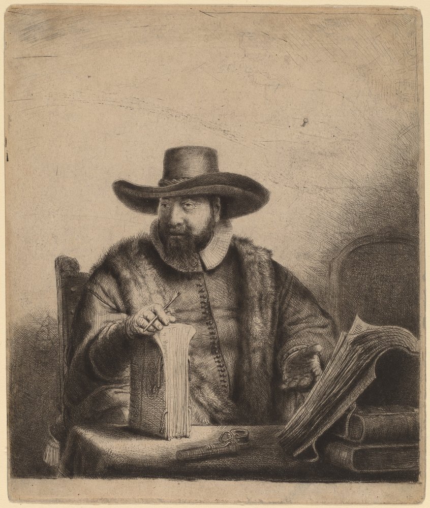 Cornelis Claesz Anslo by Rembrandt van Rijn