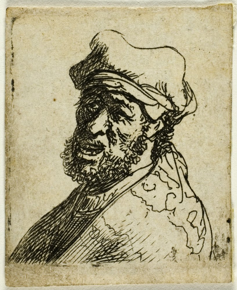 Man Crying Out, Three Quarters Left: Bust