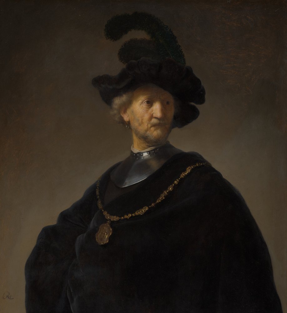 Old Man with a Gold Chain by Rembrandt van Rijn
