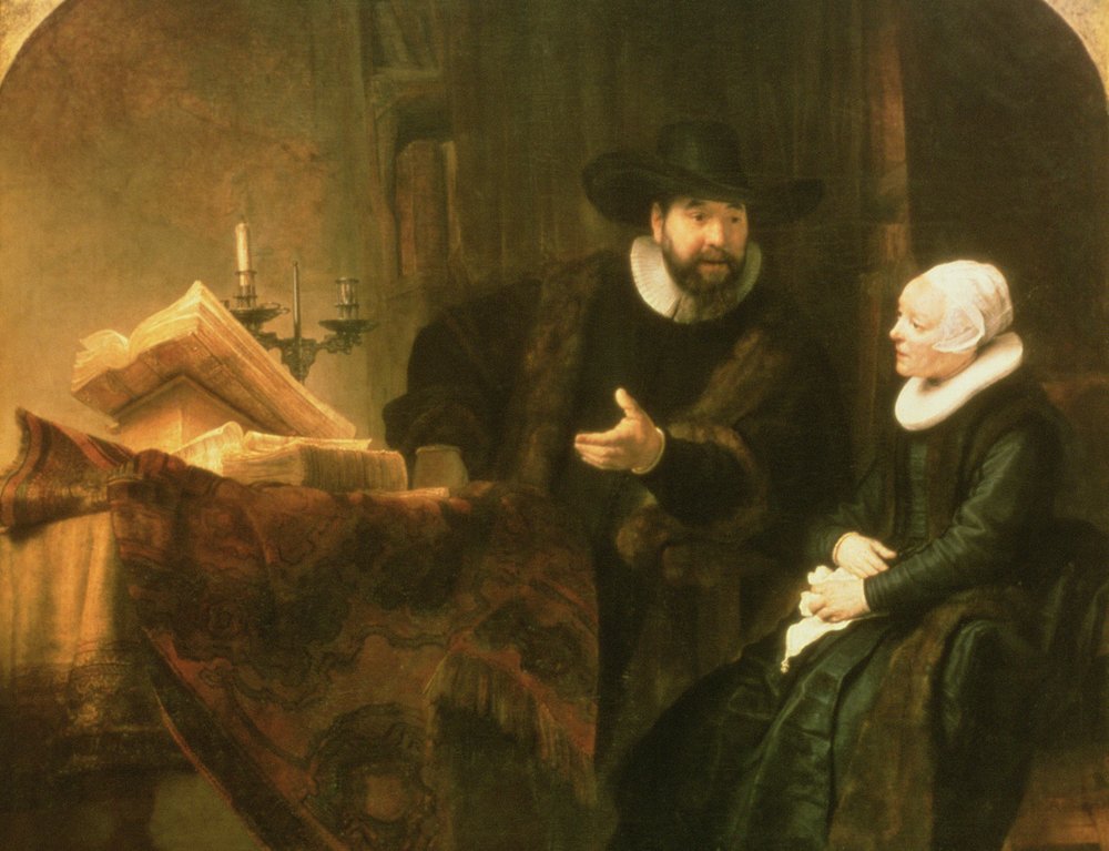 Portrait of Cornelius Anslo and his Wife