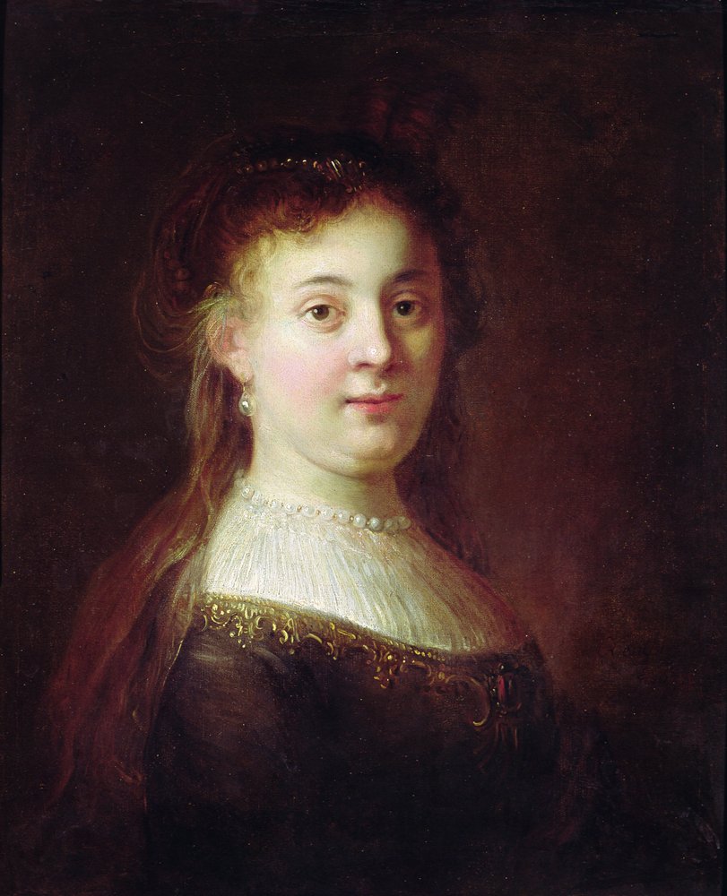 Portrait of Saskia van Uylenburch, c.1633