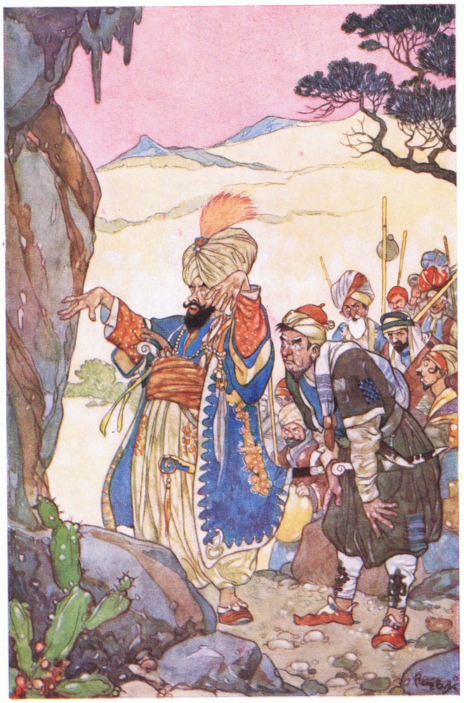 Open Sesame by René Bull: Highest-quality art reproduction