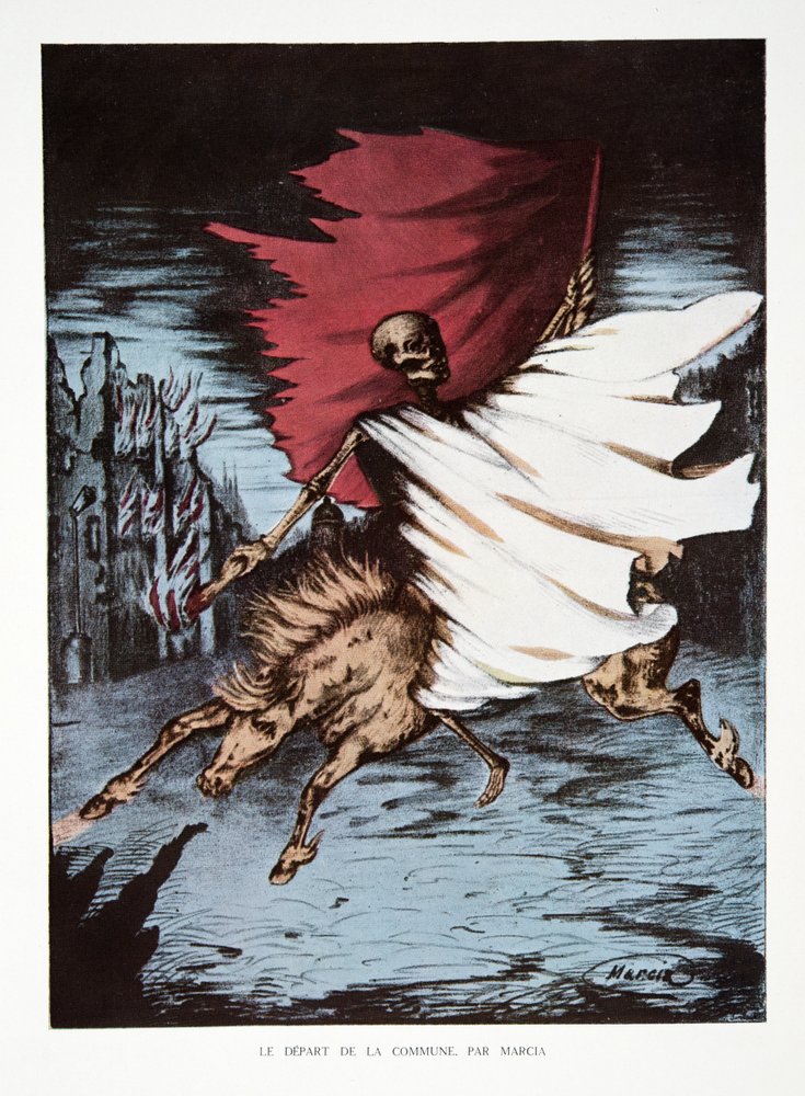 The Departure of the Commune, from History of the Third Republic, Vol ...