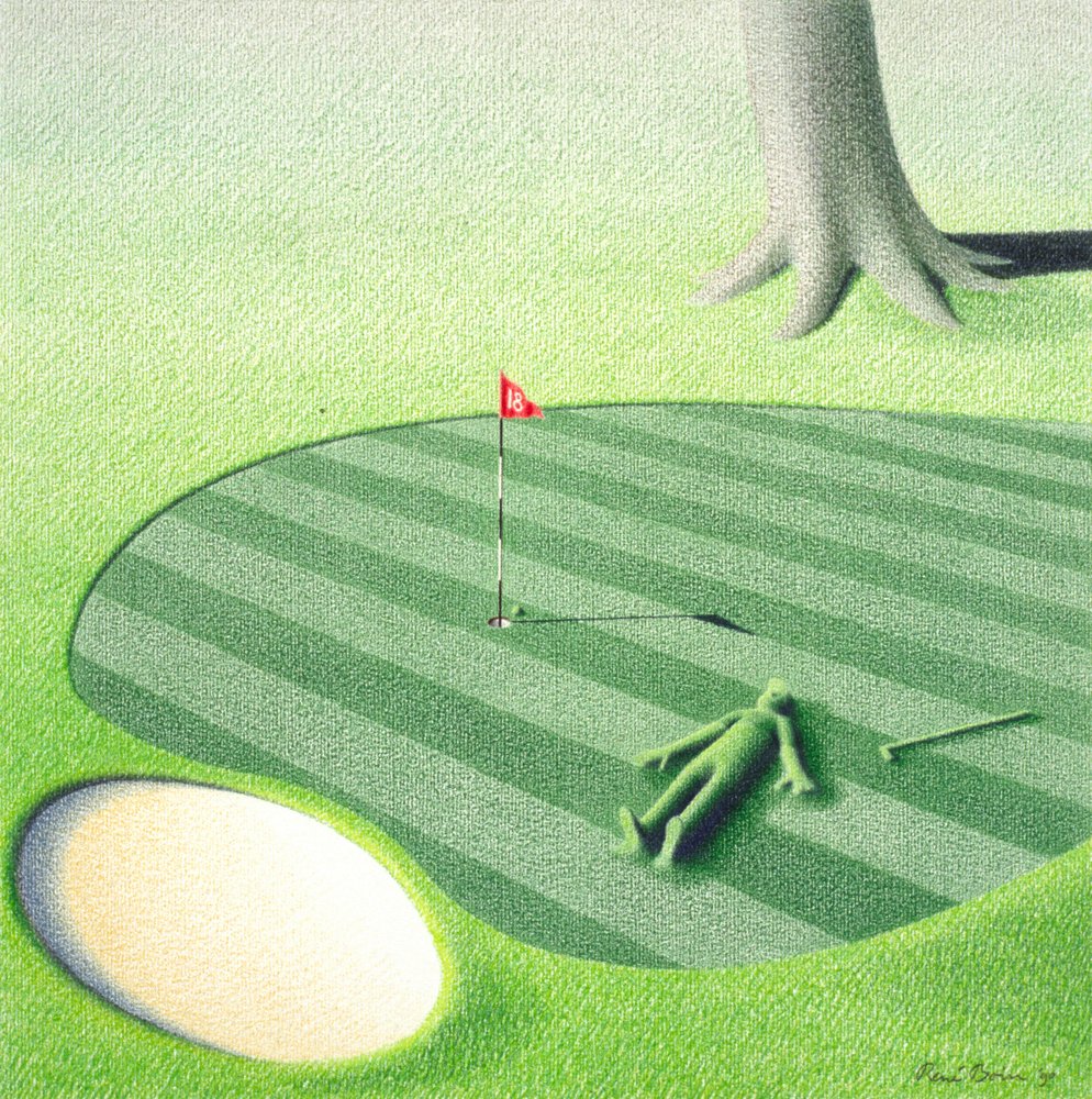 Green by Rene Boin: Highest-quality art reproduction