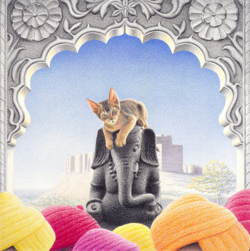 India by Rene Boin: Highest-quality art reproduction