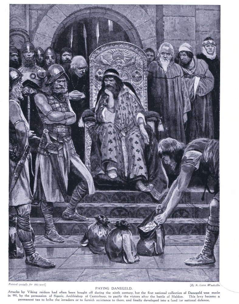 Paying Danegeld by Richard Caton Woodville junior