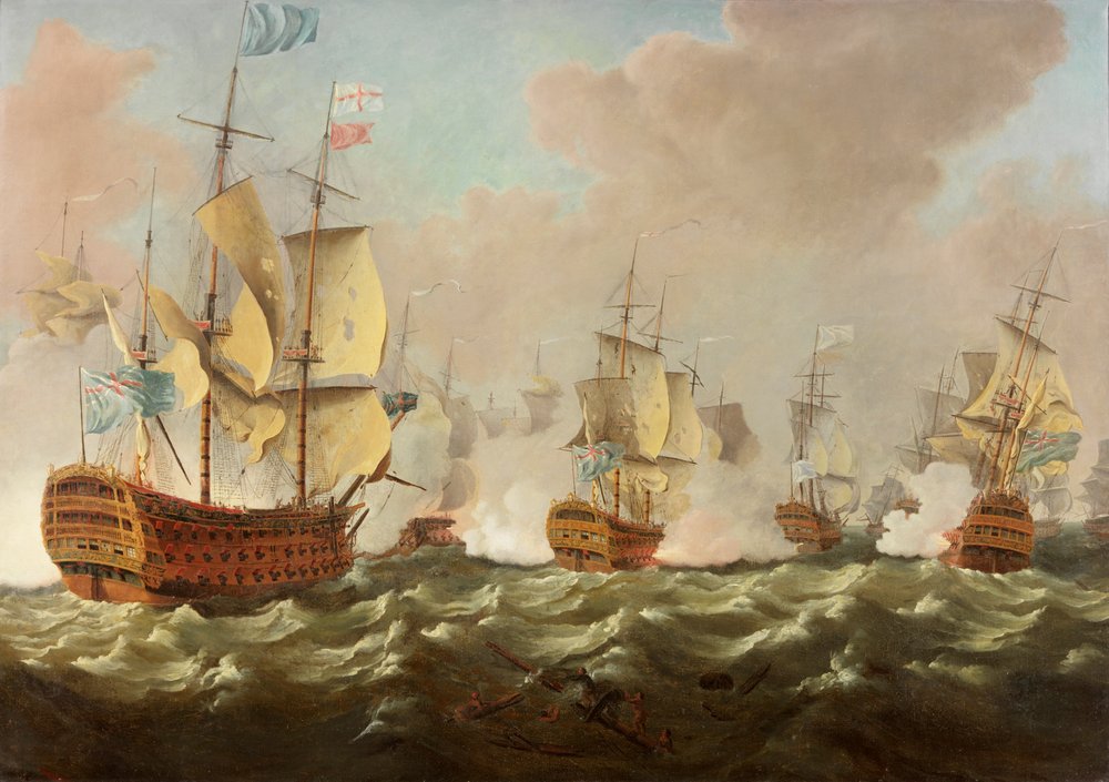 A Naval Engagement by Richard Paton: Buy fine art prints