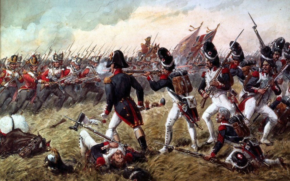 The 3rd Regiment of Foot Guards Repulsing the Final Charge of the Old ...
