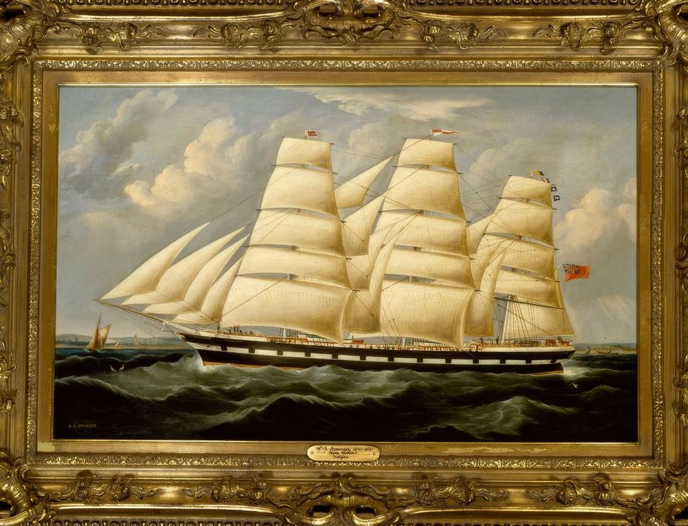 The Ship Kate Kellock / Painting by Richard B. Spencer