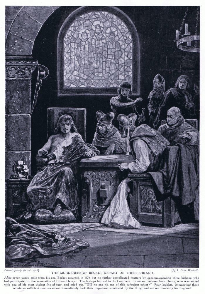 The Murderers of Becket Depart on Their Errand