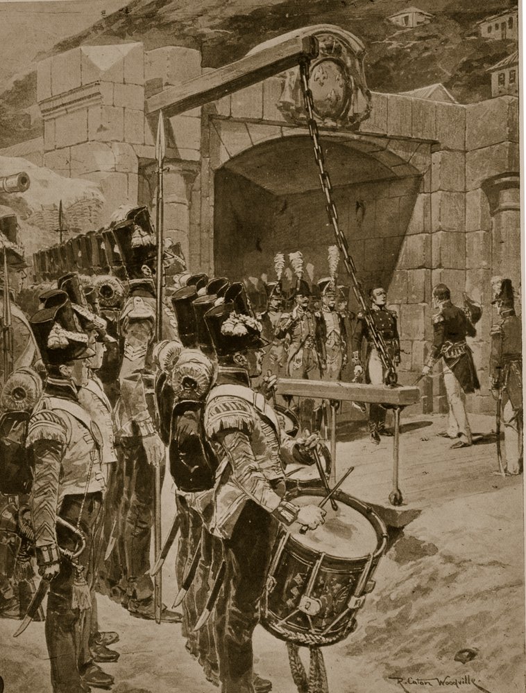 The Surrender of Mauritius Isle to the British in 1810, Illustration ...