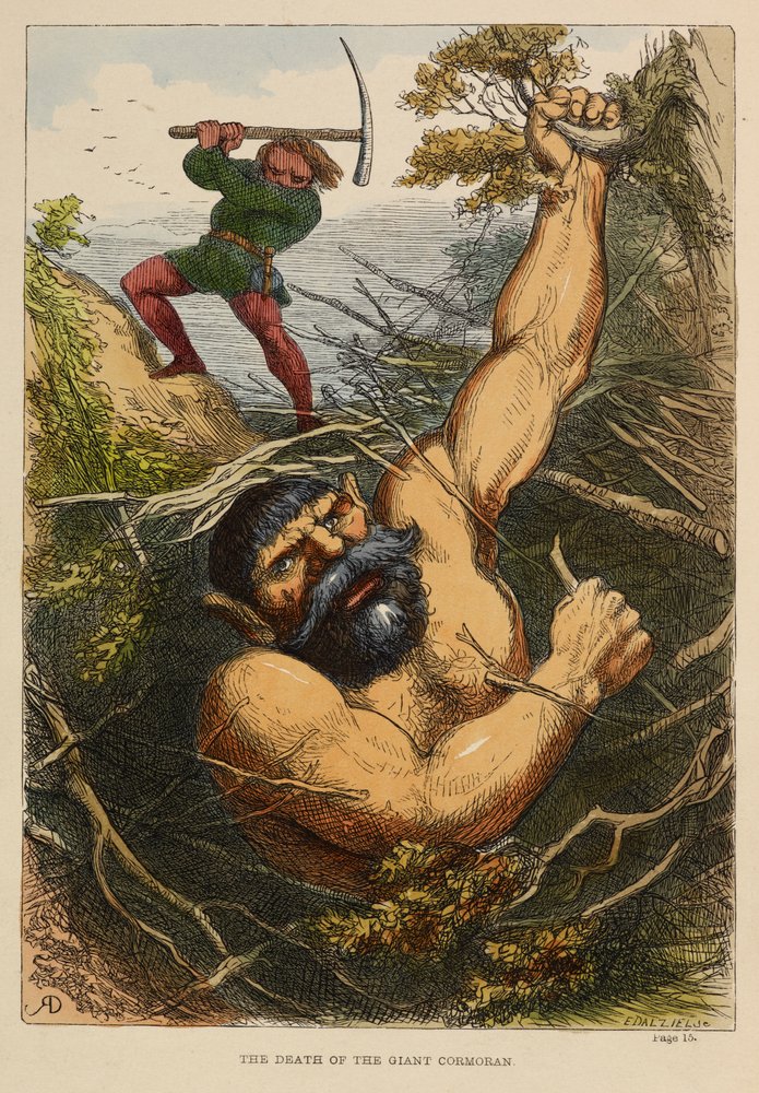 The Death of the Giant Cormoran by Richard Doyle