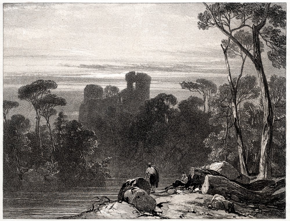 Bothwell Castle by Richard Parkes Bonington