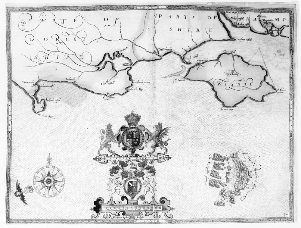 Map No.7 Showing the Route of the Armada Fleet, Engraved by Augustine ...