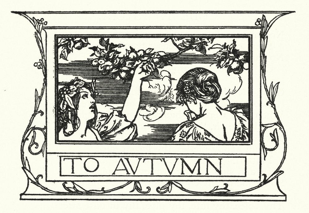 Illustration for Poems by John Keats: To Autumn