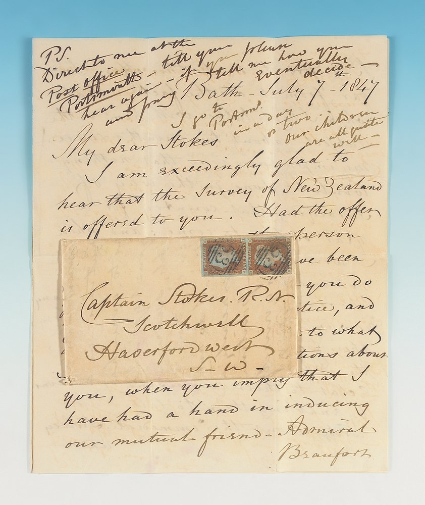 Autograph Letter Signed to John Lort Stokes, Bath, 7 July 1847