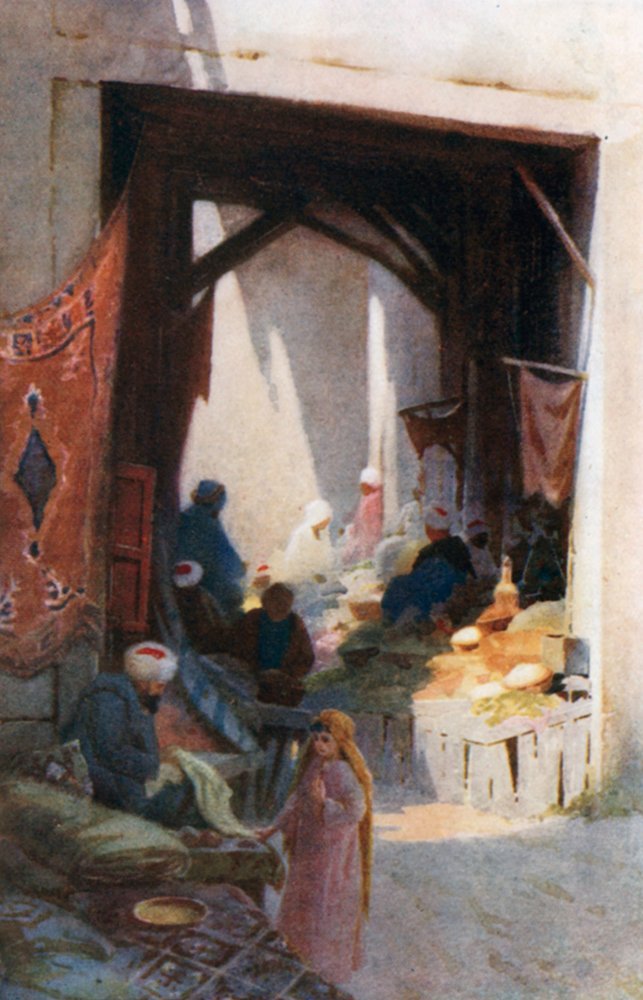 A Bazaar by Robert George Talbot Kelly: Buy fine art print