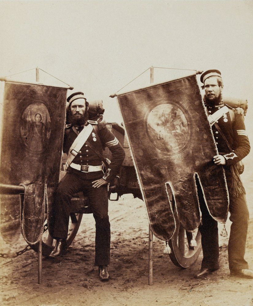 Company Sergeant Christy and Sergeant McGifford, Royal Artillery, 1856