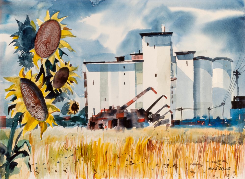 Grain Elevator, Kansas by Robert Johnson: Fine art print