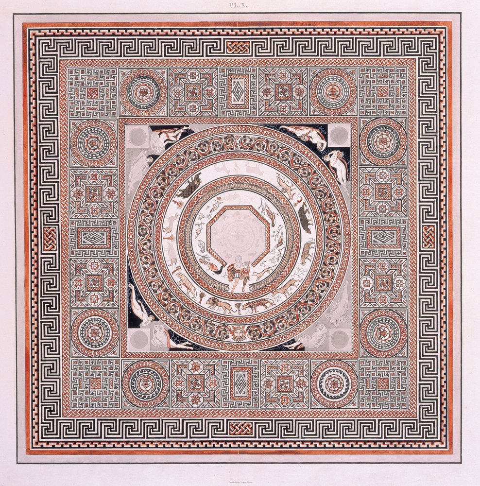 The Great Pavement: the Orpheus Mosaic at Woodchester Roman Villa