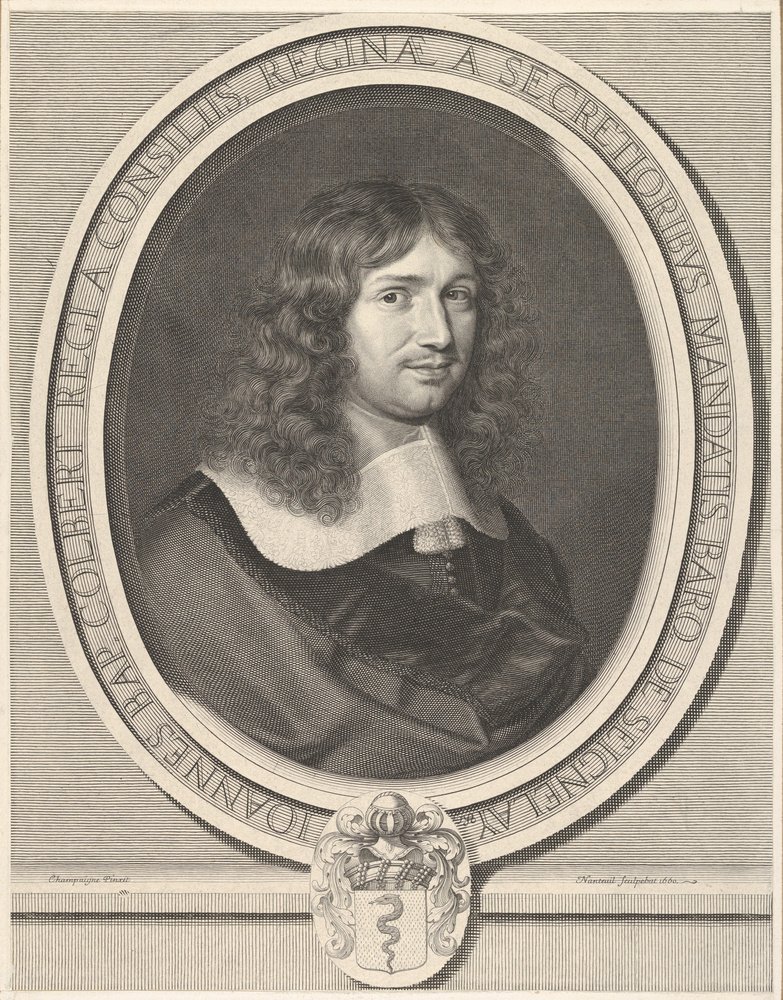Jean-Baptiste Colbert by Robert Nanteuil: Fine art print