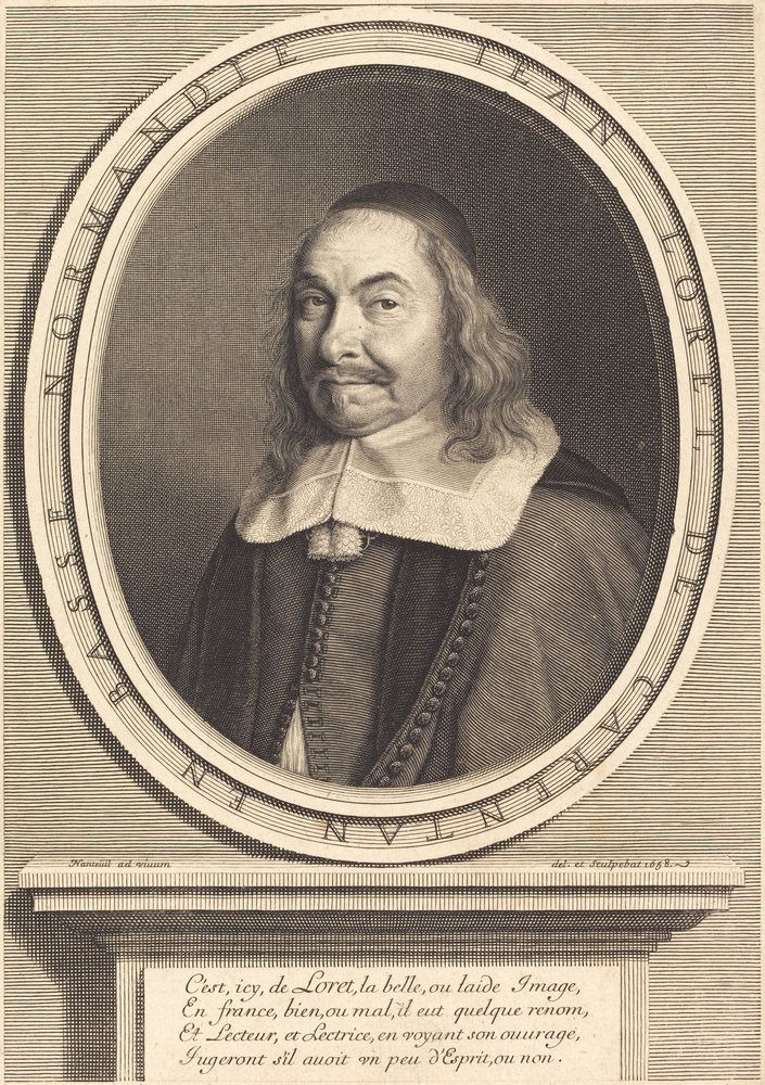 Jean Loret by Robert Nanteuil: Buy fine art print