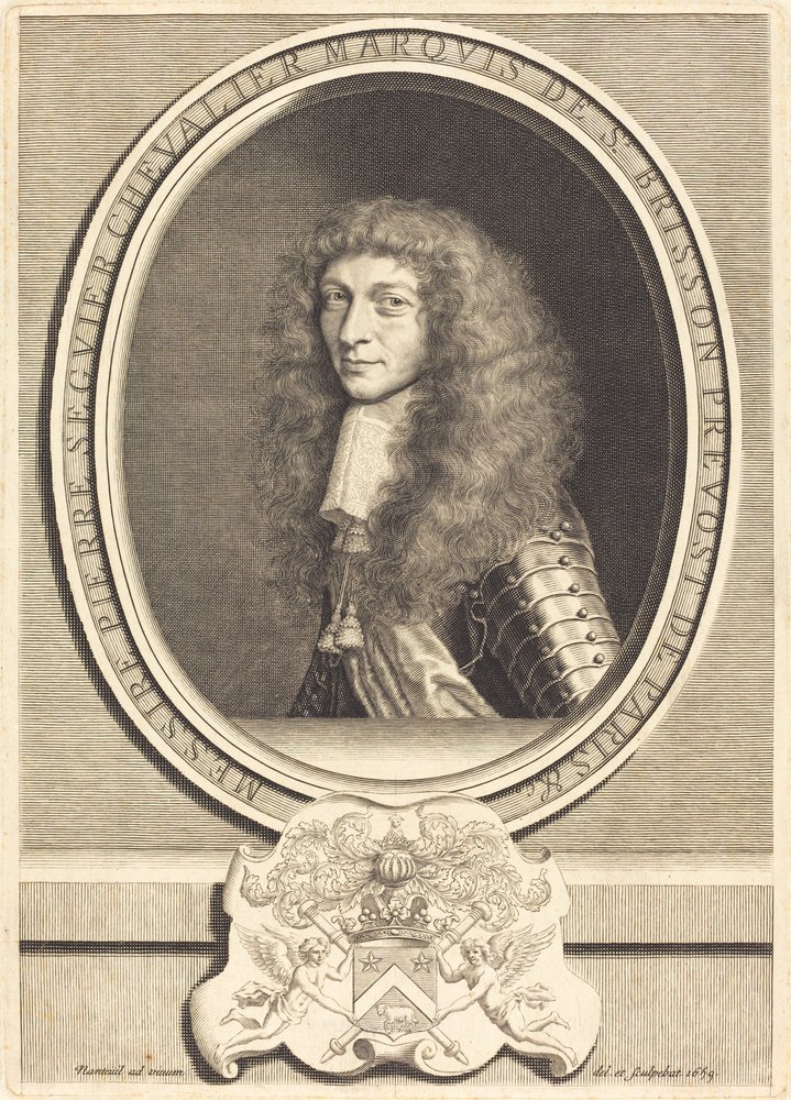 Pierre Seguier, Marquis de Saint-Brisson by Robert Nanteuil