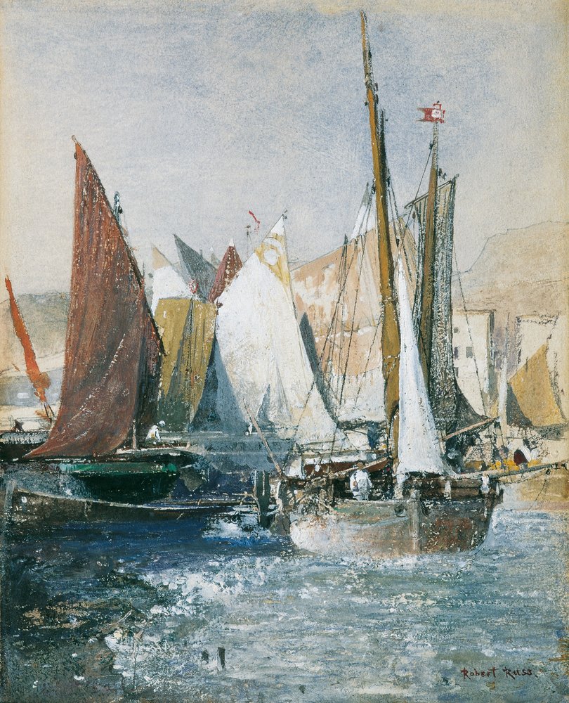 Sailboats by Robert Russ: Highest-quality art reproduction