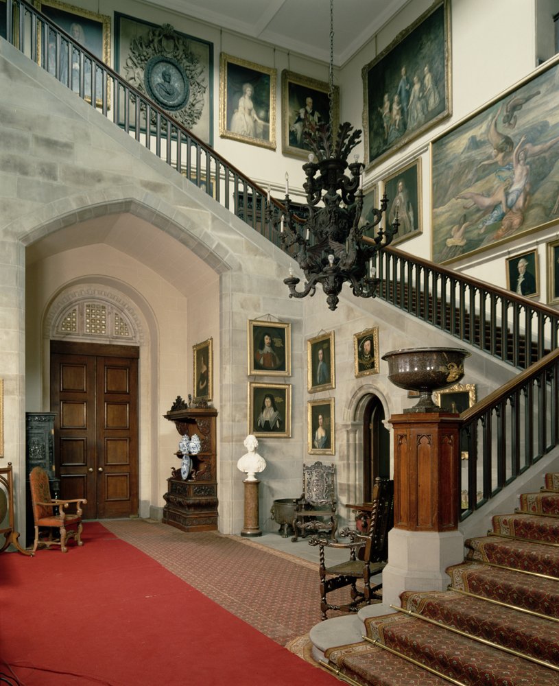 View of the Staircase Hall by Robert Smirke
