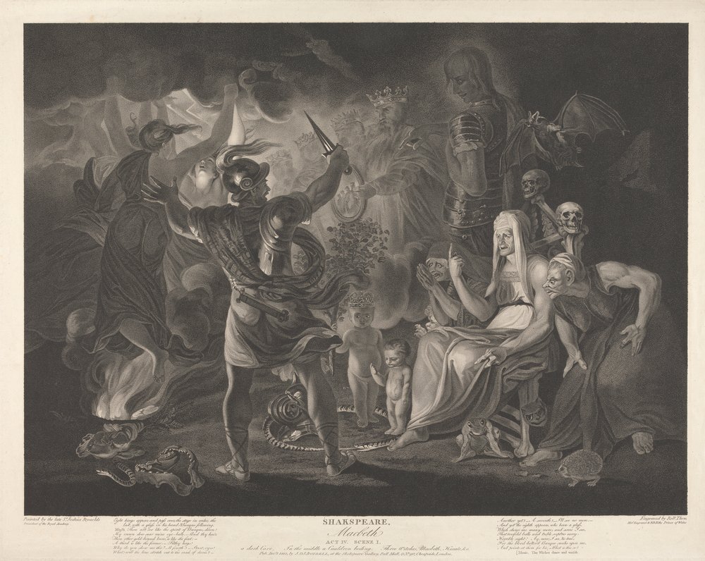 Shakespeare, Macbeth Act IV, Scene I by Robert Thew