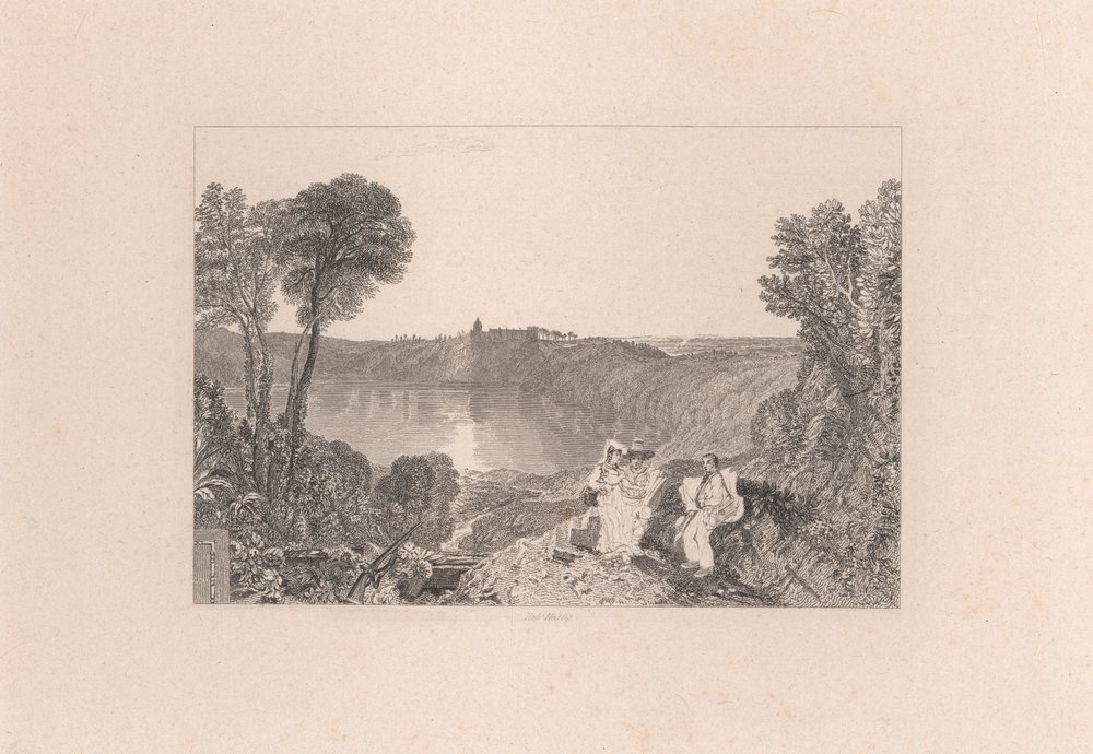 Lake Albano by Robert Wallis: Buy fine art print