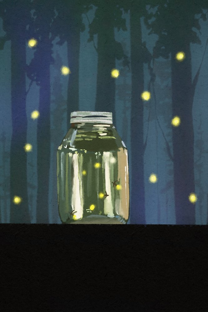 Chasing Fireflies by Roberta Murray: Buy fine art print